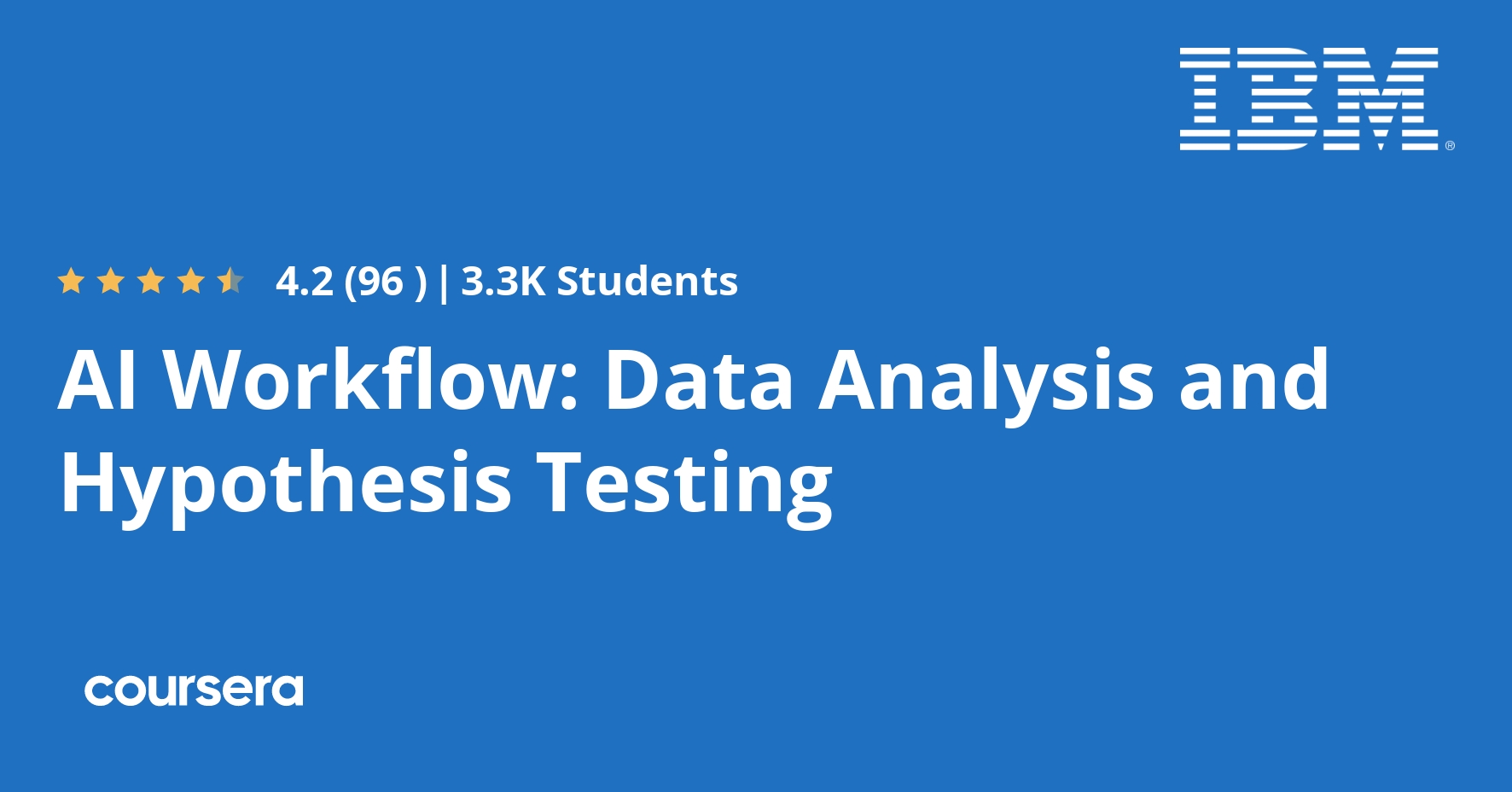 AI Workflow Data Analysis And Hypothesis Testing Coursya AI Workflow Data Analysis And Hypothesis Testing Coursya