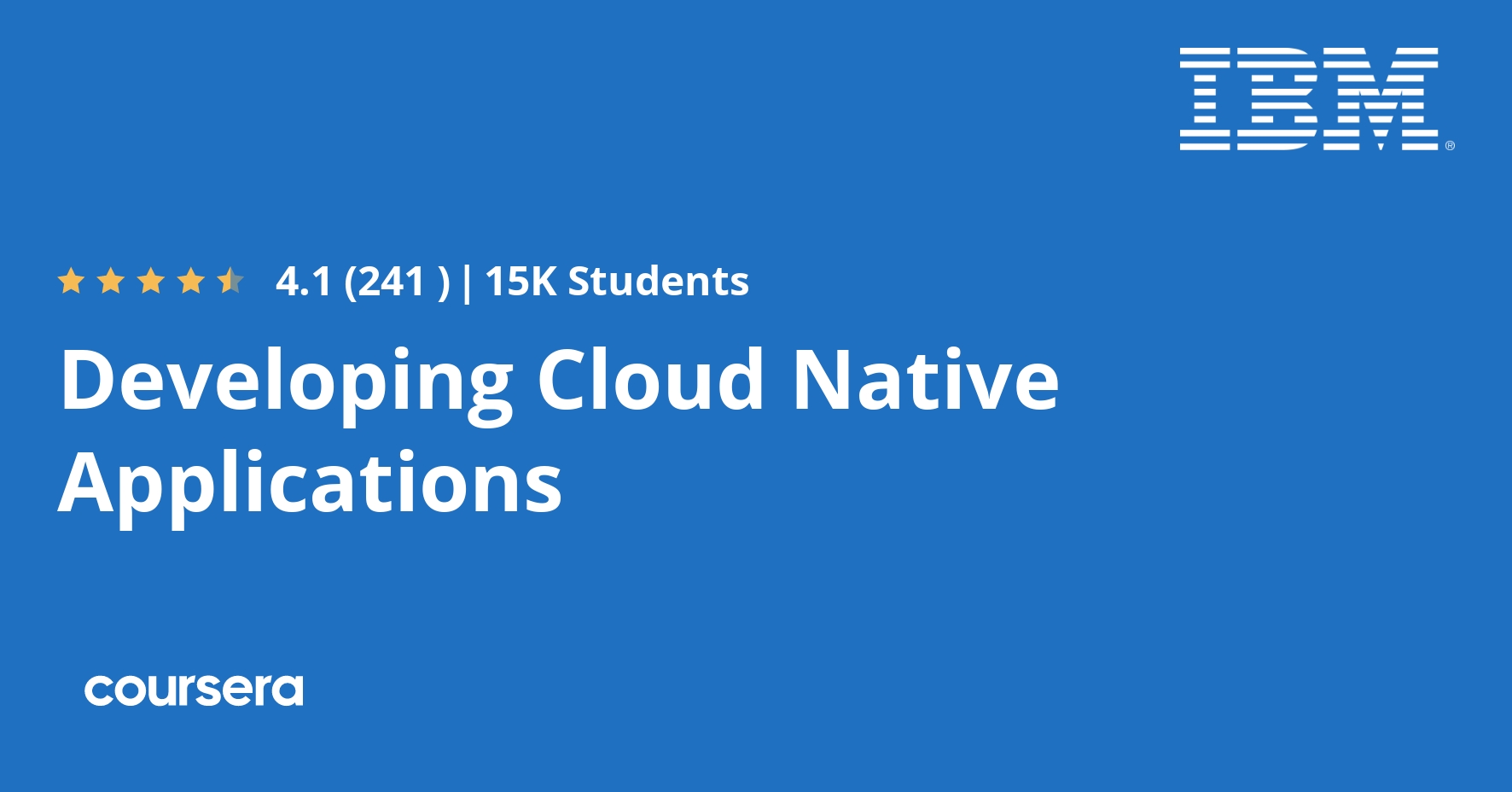 Developing Cloud Native Applications - Coursya
