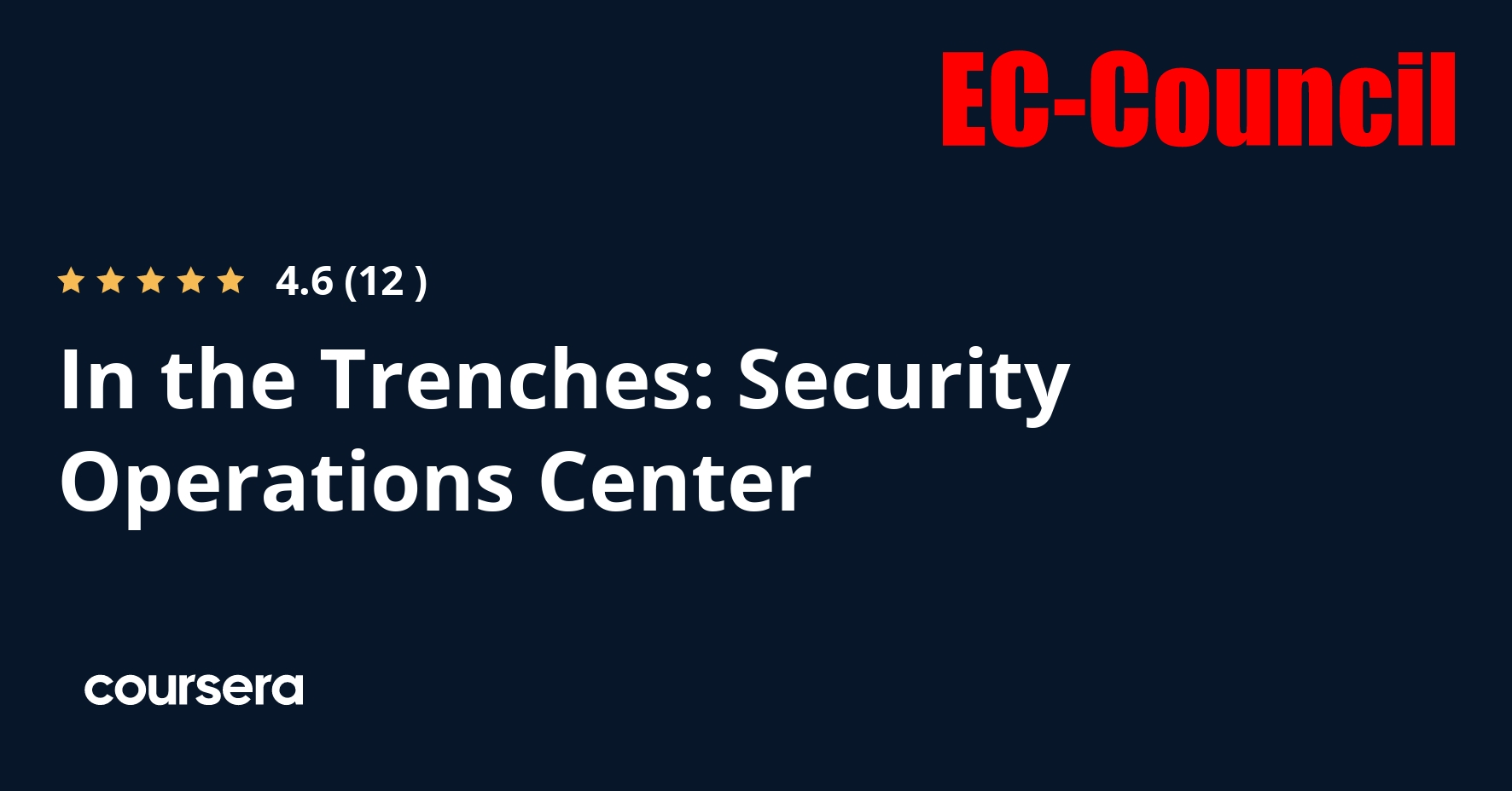 In the Trenches: Security Operations Center - Coursya