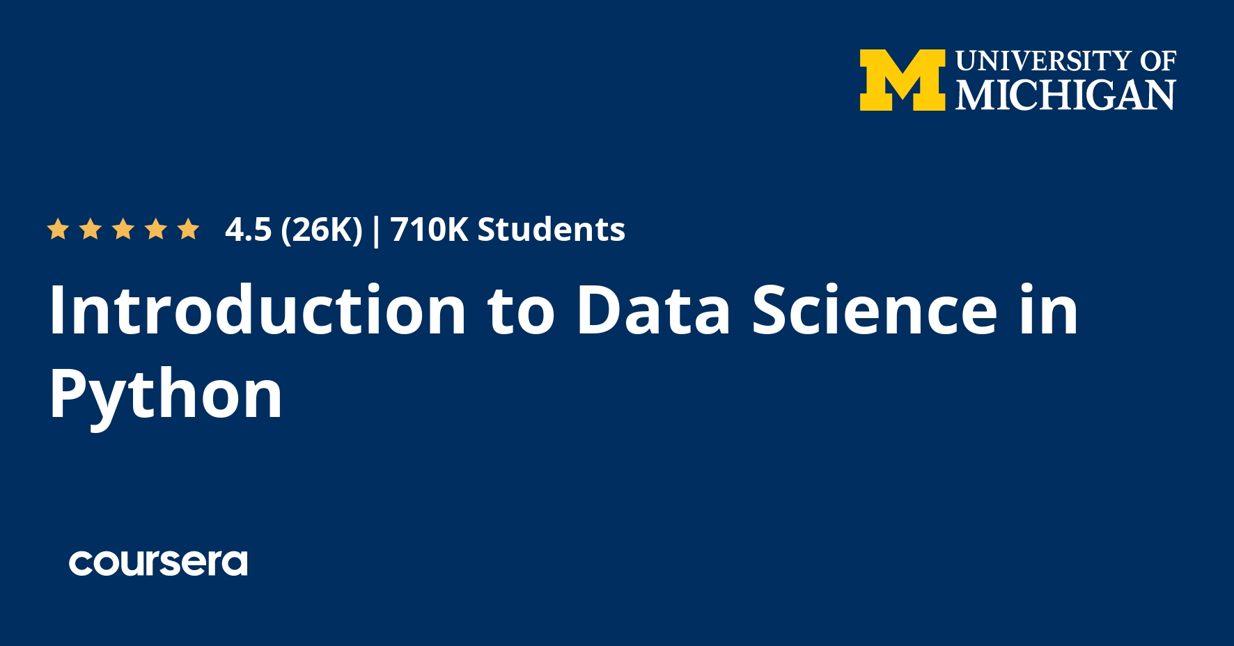 Introduction To Data Science In Python Coursya Introduction To Data Science In Python Coursya