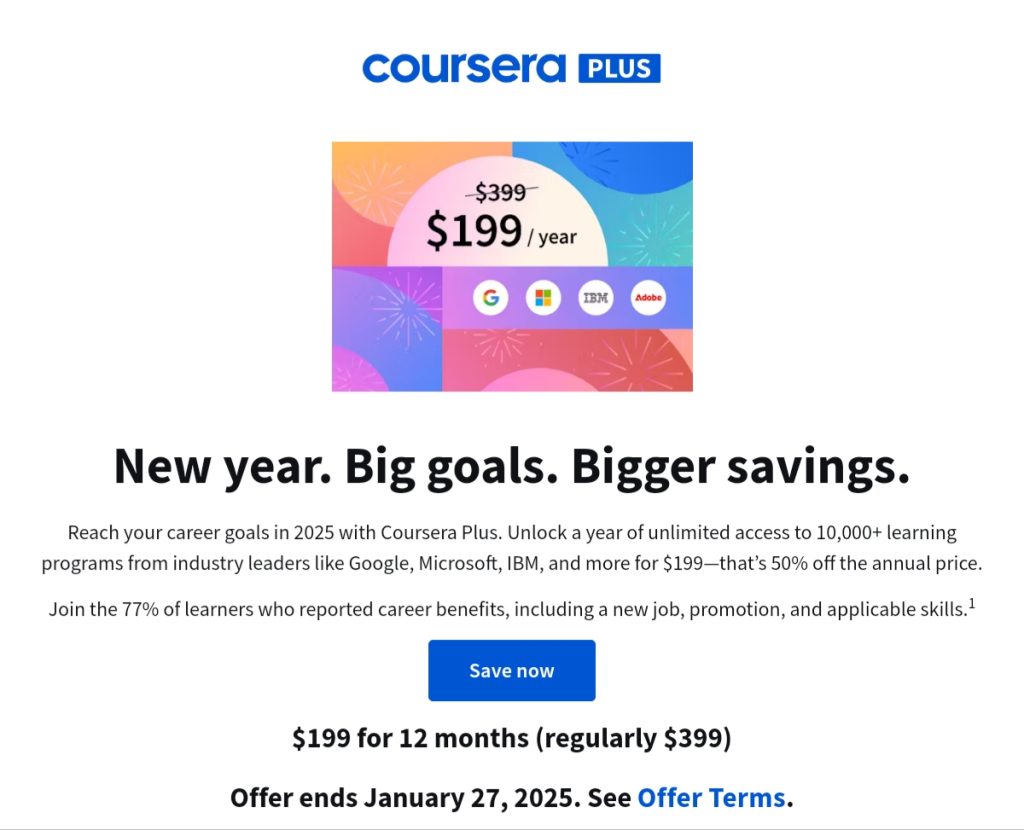 Unlock Endless Learning Opportunities with Coursera Plus in 2025! - Coursya