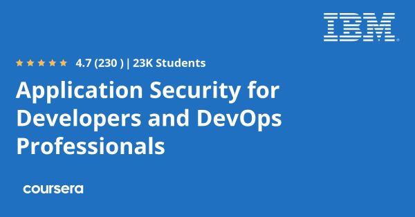 Application Security for Developers and DevOps Professionals - Coursya